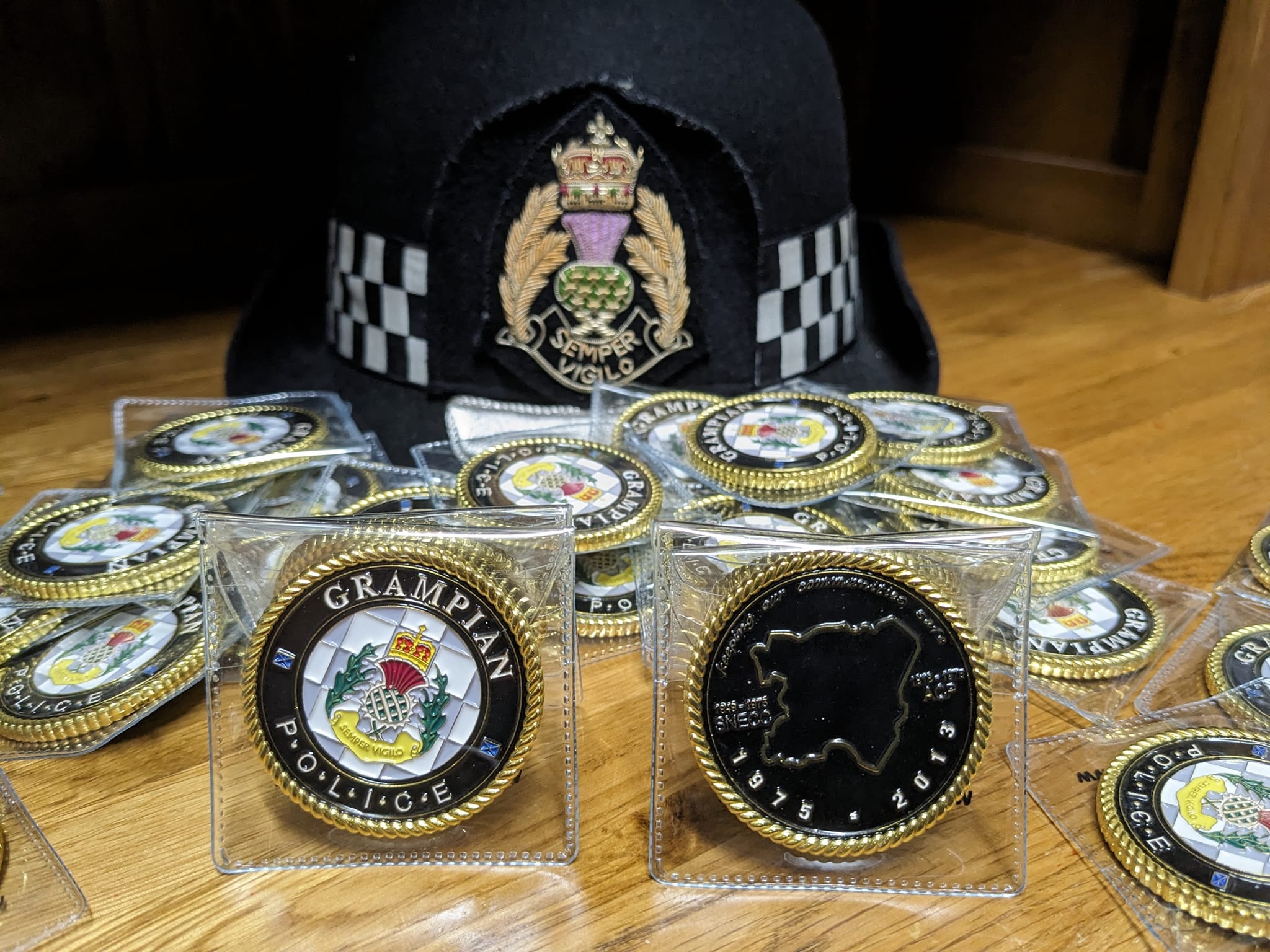 Grampian Police Commemorative Coins